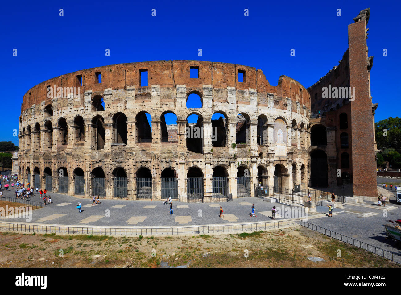 The Colosseum, the world famous landmark in Rome. Italy Stock Photo - Alamy