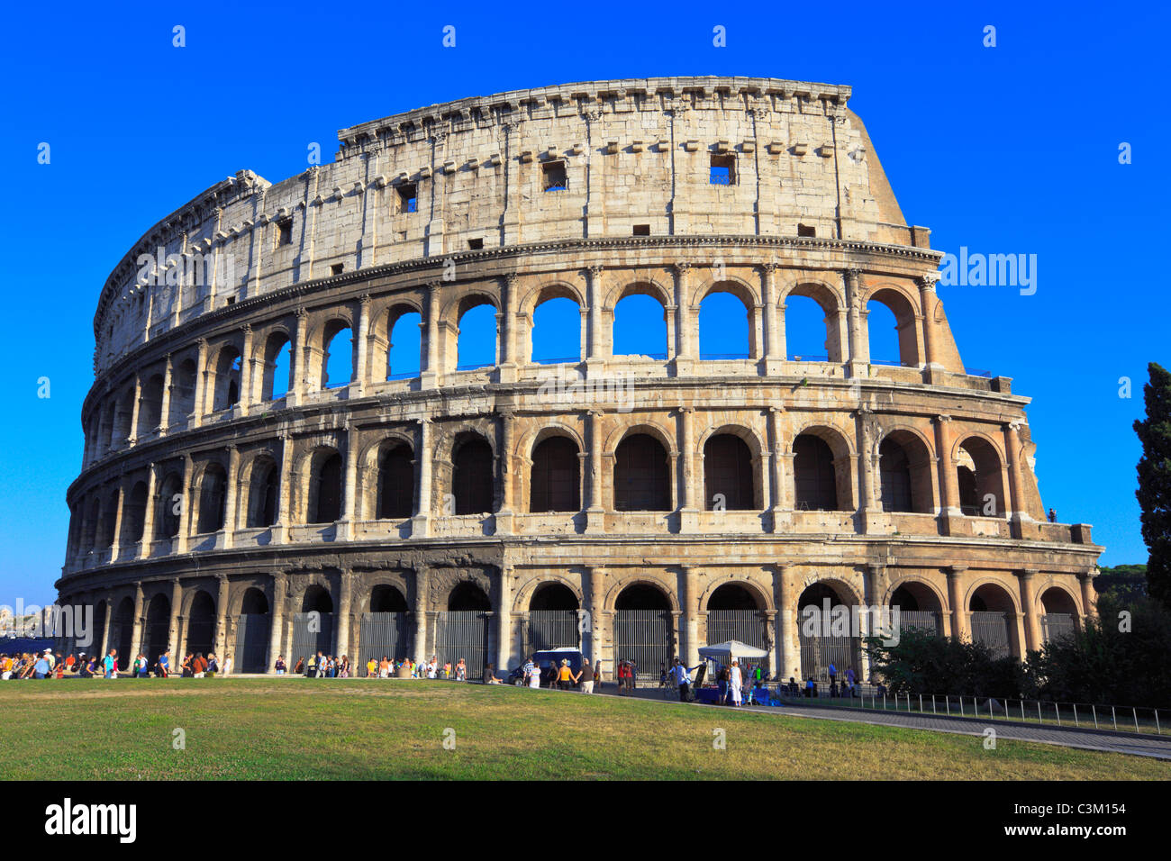 The Colosseum, the world famous landmark in Rome. Italy Stock Photo - Alamy