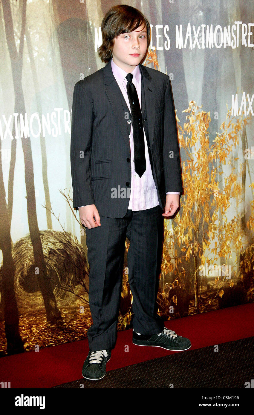 Max Records 'Where The Wild Things Are' Paris premiere at Cinema ...