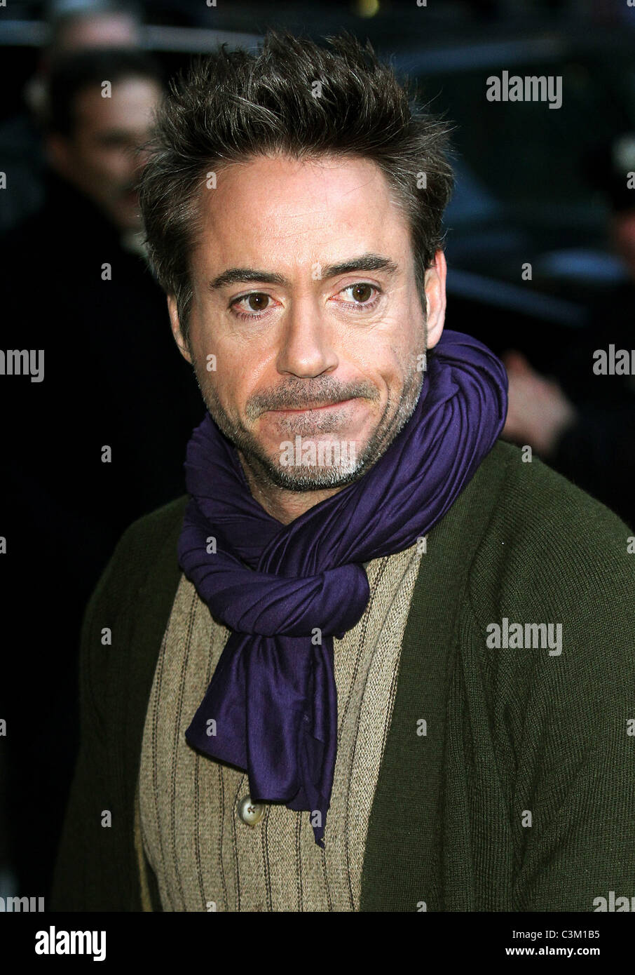 Robert Downey Jr. outside the Ed Sullivan Theater for the 'Late Show ...