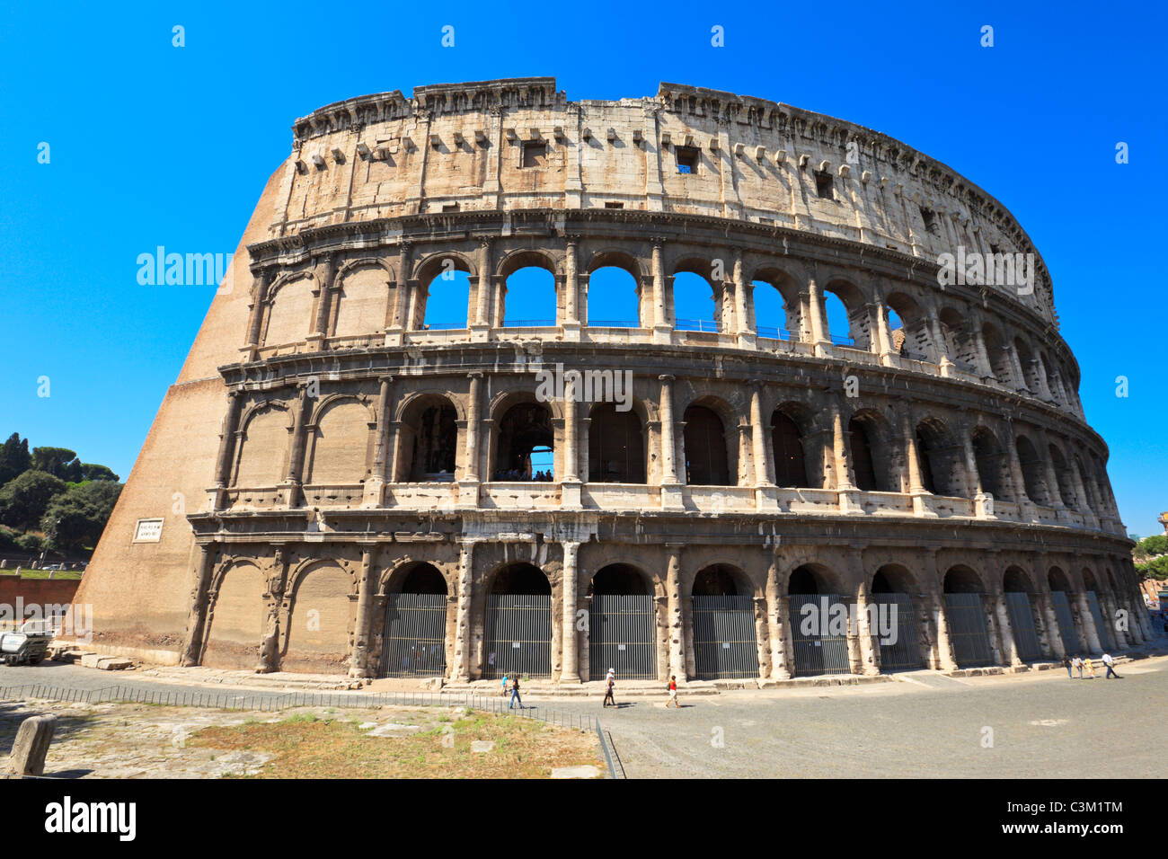 The Colosseum, the world famous landmark in Rome. Italy Stock Photo - Alamy