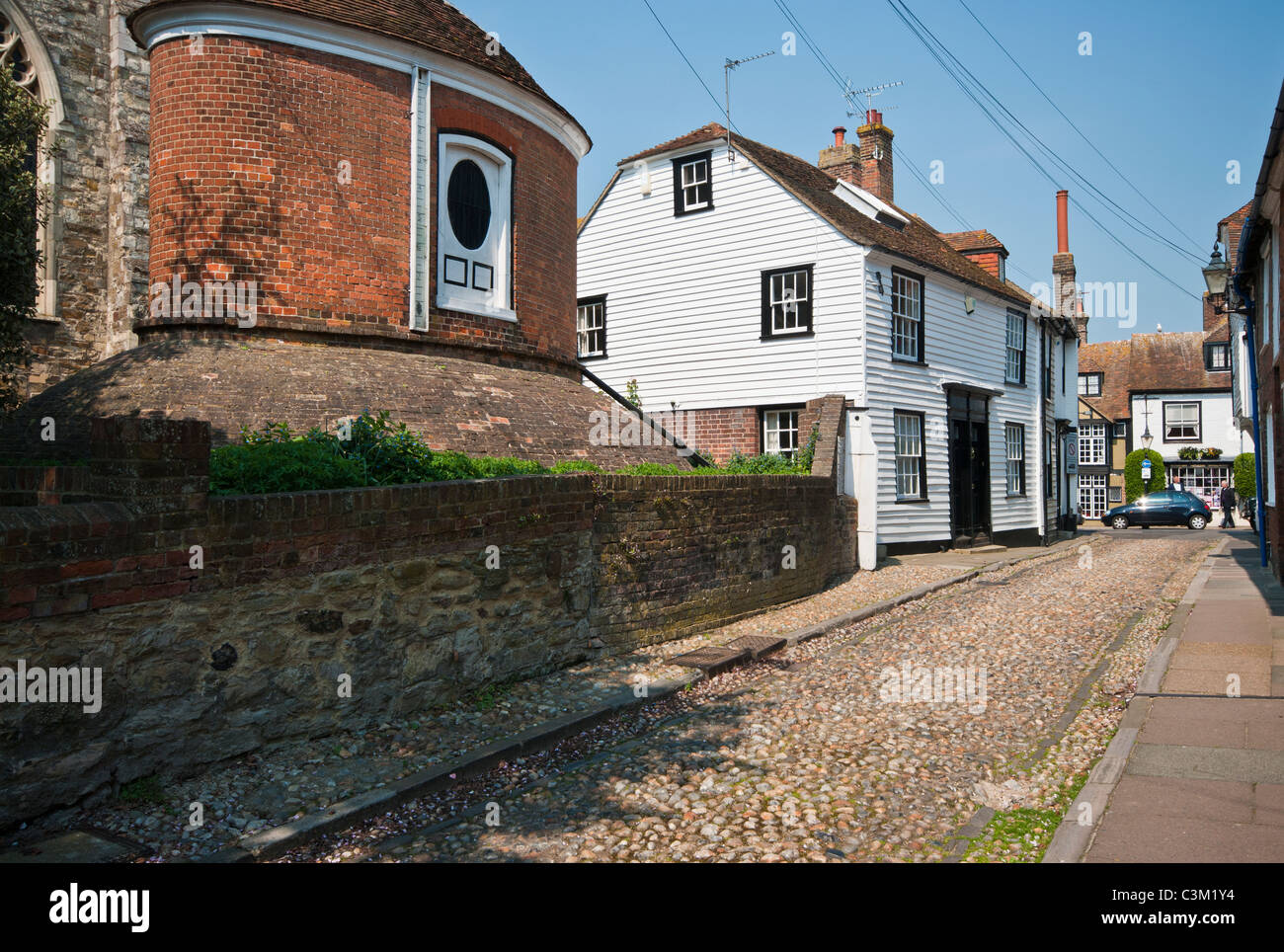 Church square rye houses hi-res stock photography and images - Alamy