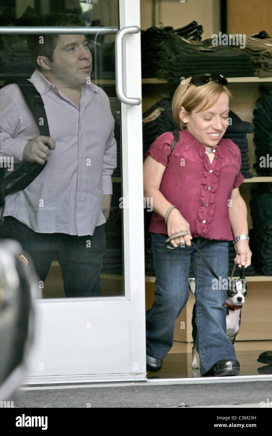 Bill Klein and Jen Arnold TLC's 'The Little Couple' filming at Jimmy Au ...