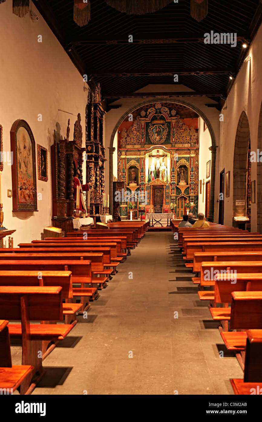 Church interior Spain Stock Photo - Alamy