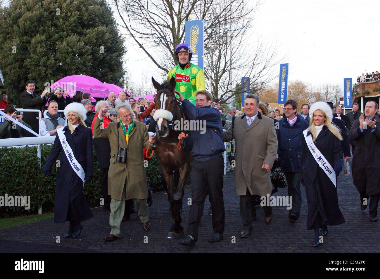 Jockey Ruby Walsh, Kauto Star, trainer Paul Nicholls and owner Clive ...
