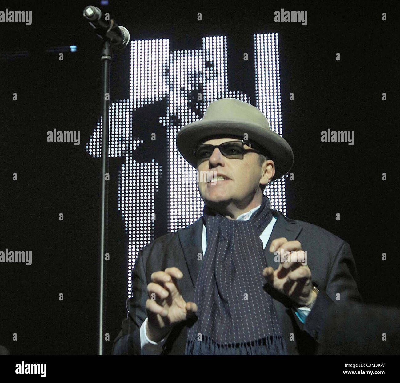 Pop/Ska band Madness performing live on stage at the O2 Arena Dublin ...