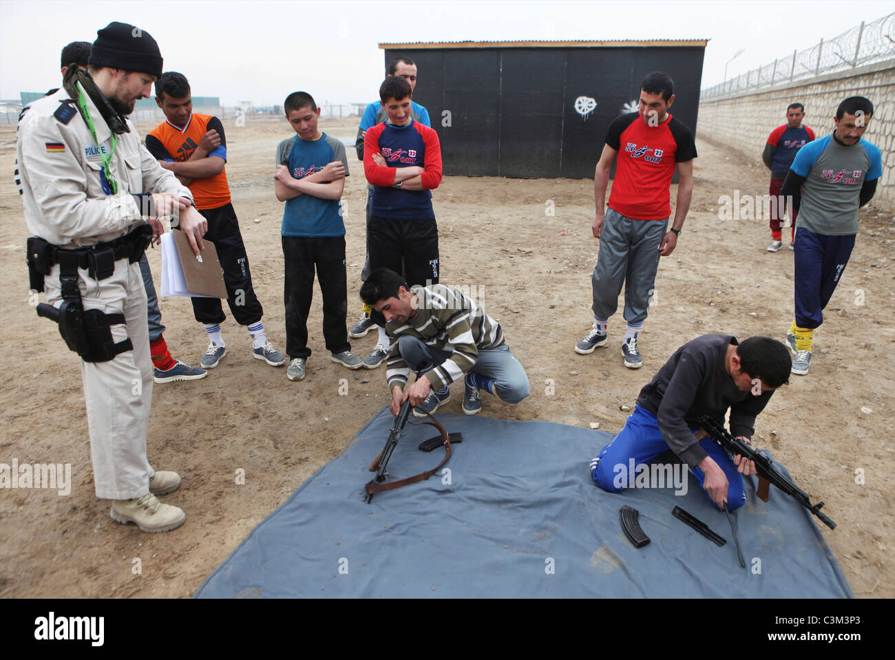 Police training centre in Kunduz by German army Stock Photo - Alamy