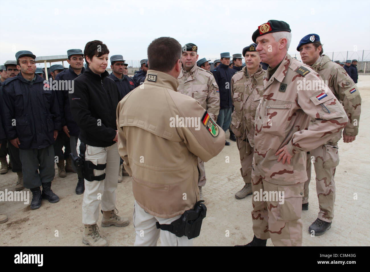Police training centre in Kunduz by German army Stock Photo - Alamy