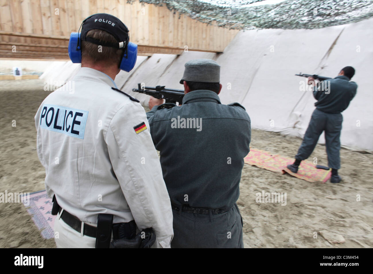 Police training centre in Kunduz by German army Stock Photo - Alamy