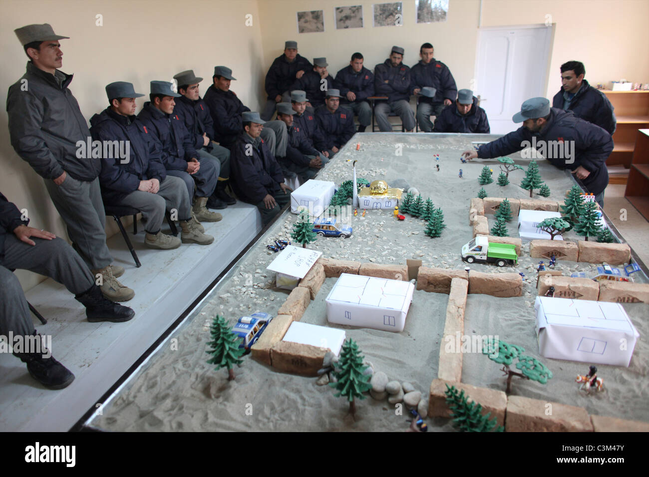 Police training centre in Kunduz by German army Stock Photo - Alamy
