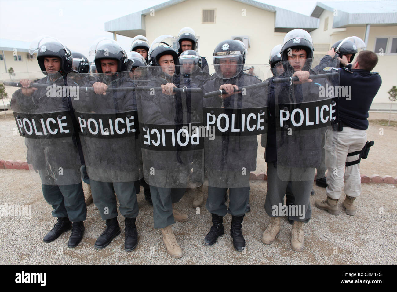 Police training centre in Kunduz by German army Stock Photo - Alamy