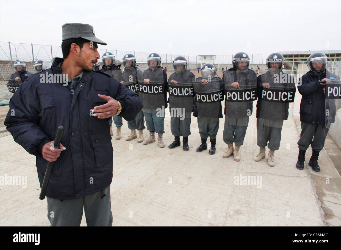 Police training centre in Kunduz by German army Stock Photo - Alamy