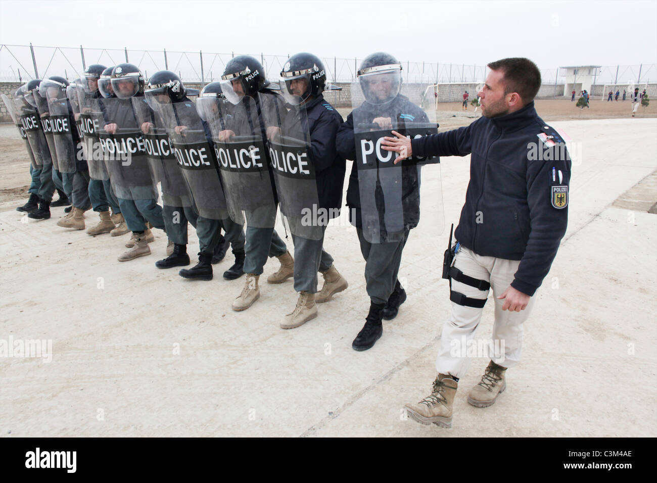 Police training centre in Kunduz by German army Stock Photo - Alamy