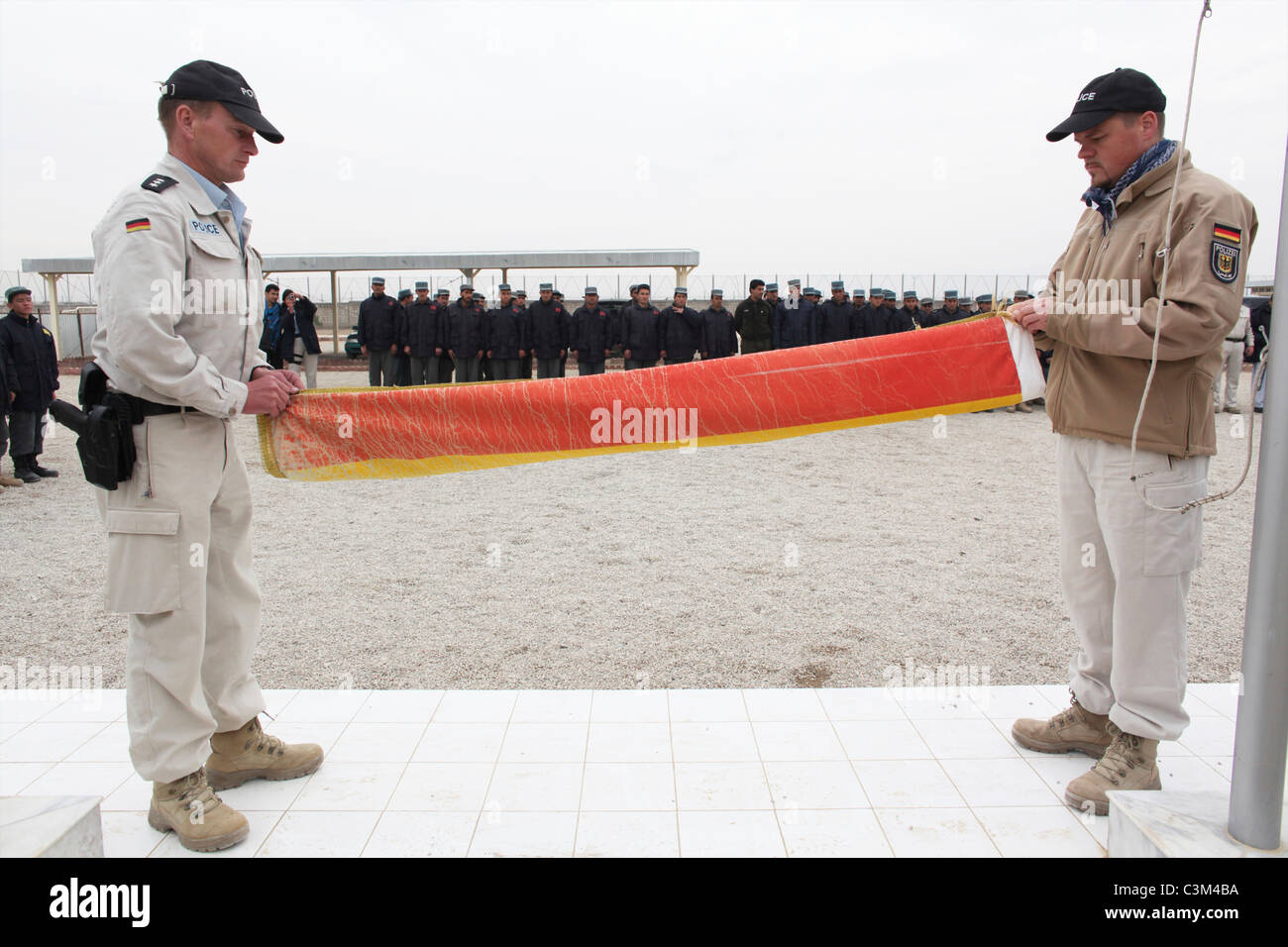 Police training centre in Kunduz by German army Stock Photo - Alamy
