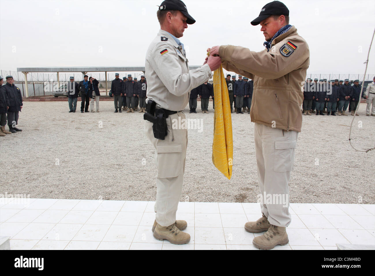 Police training centre in Kunduz by German army Stock Photo - Alamy