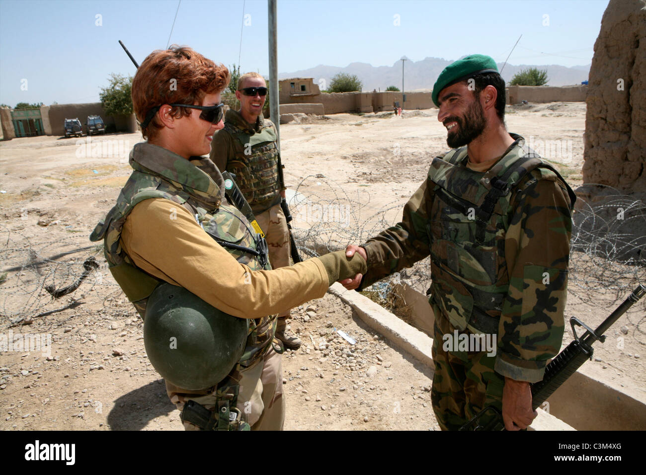 Dutch troops in Afghanistan Stock Photo - Alamy