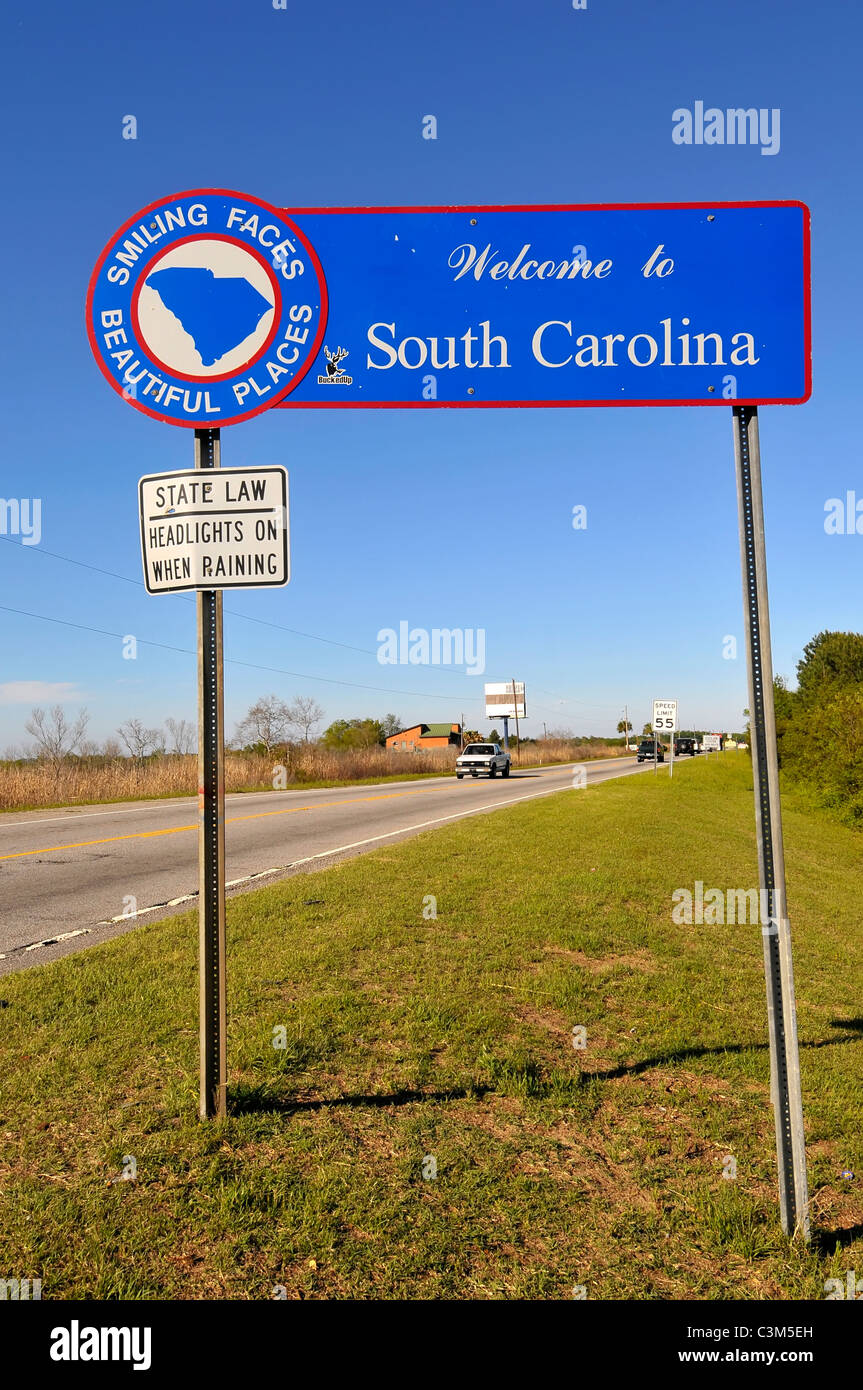 Welcome to south carolina hi-res stock photography and images - Alamy
