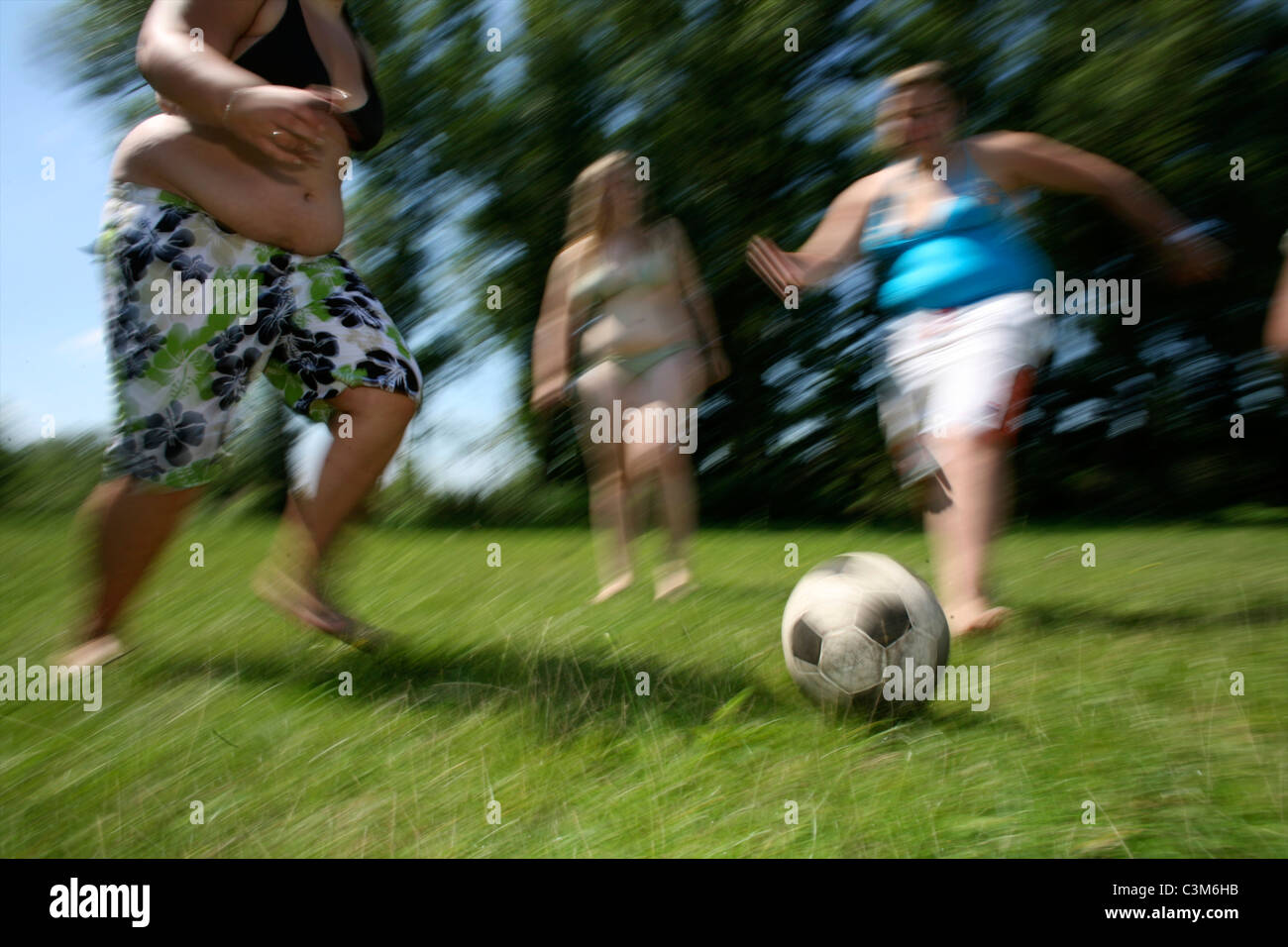 Football fat overweight hi-res stock photography and images - Alamy