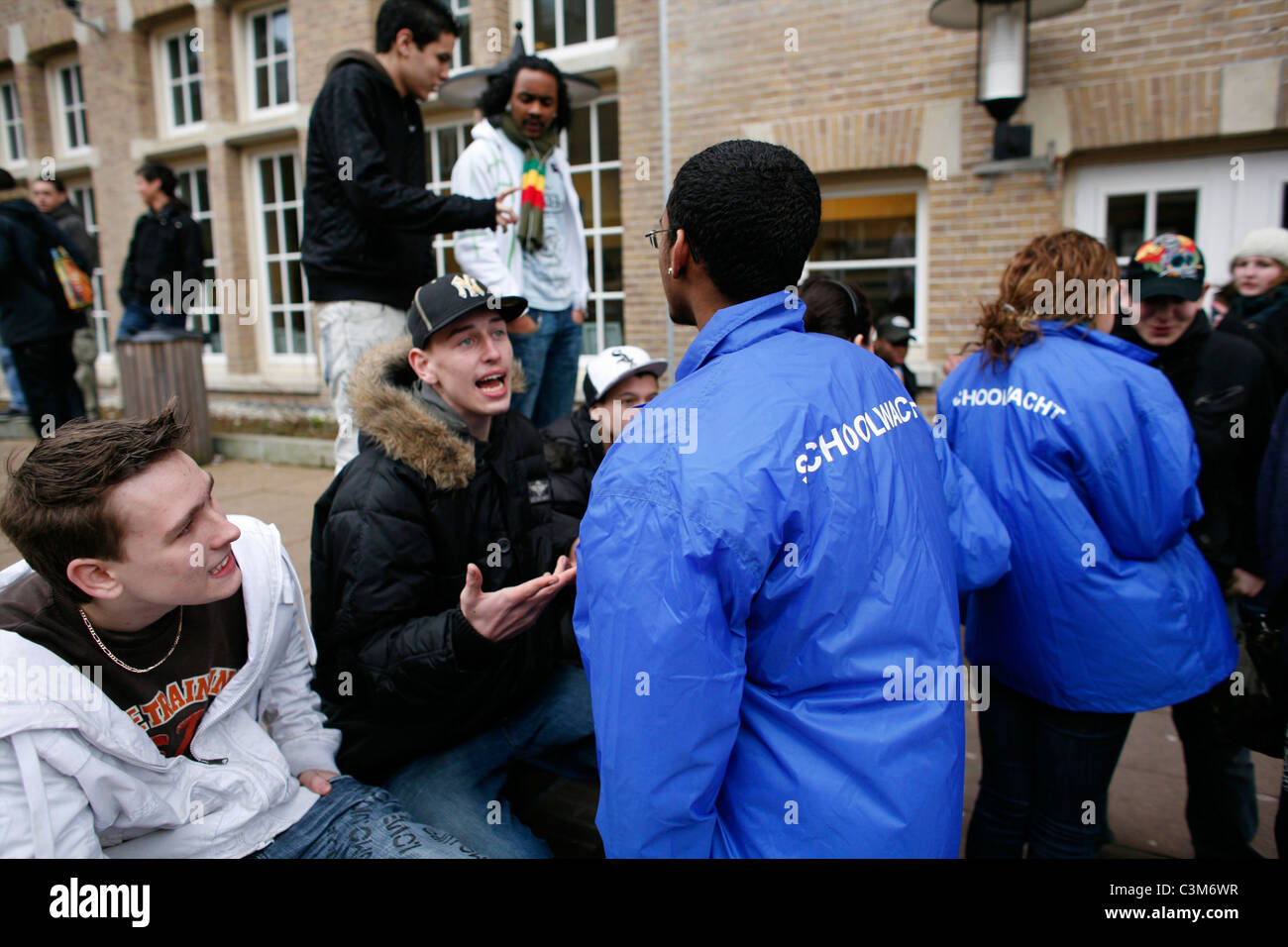 Security guard in school hi-res stock photography and images - Alamy
