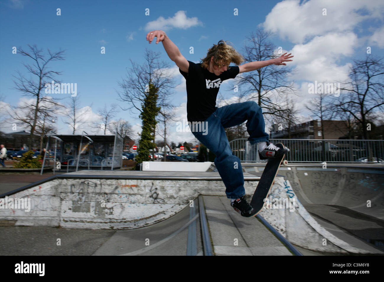 scating in The Netherlands Stock Photo - Alamy