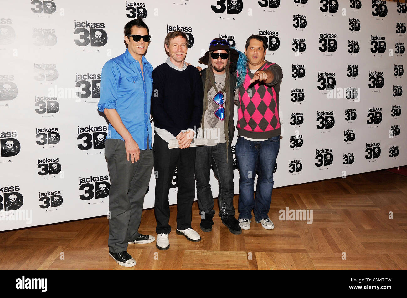 Johnny Knoxville, Spike Jonze, Bam Margera and Jeff Tremaine 'Jackass ...