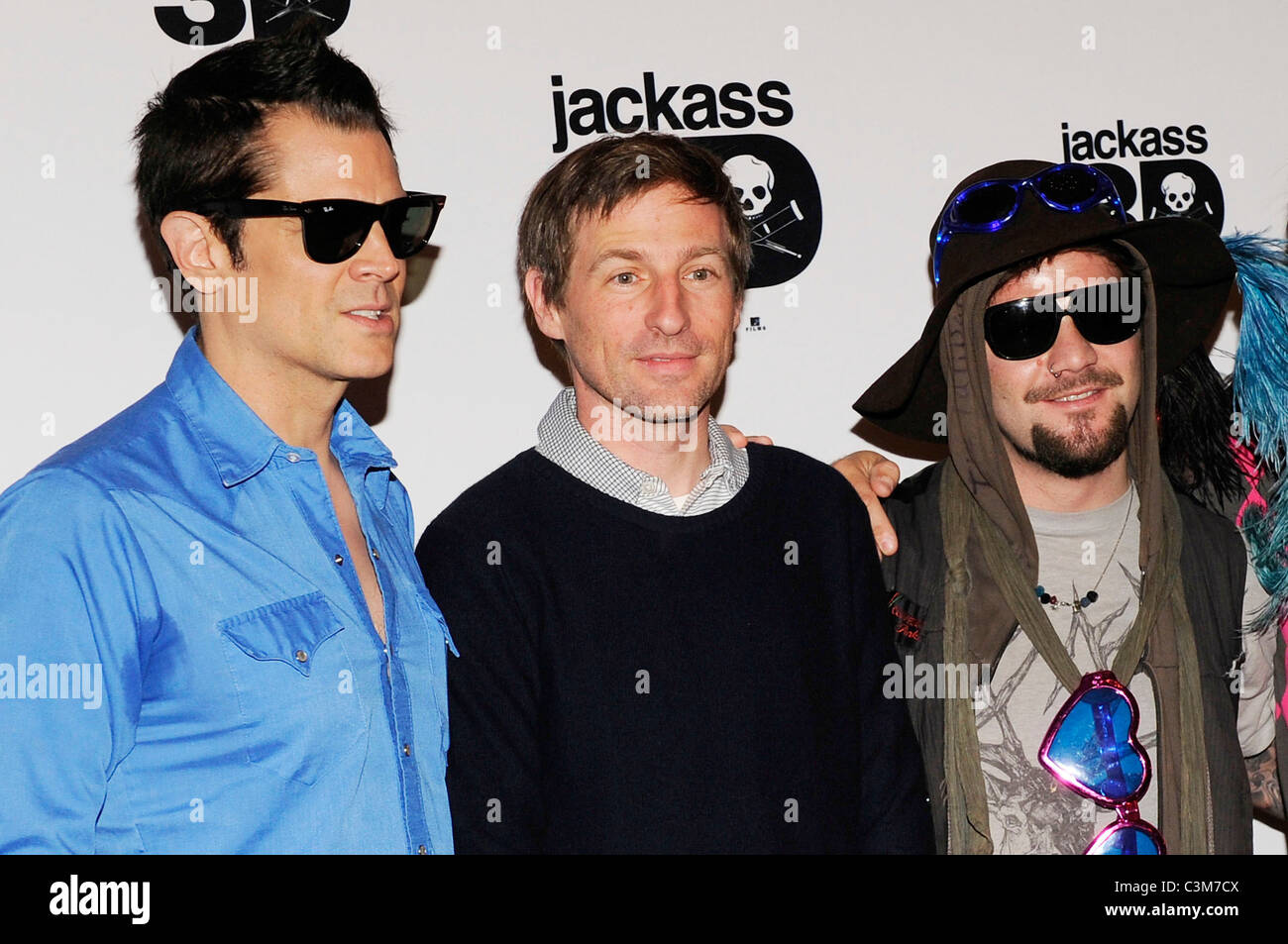 Johnny Knoxville, Spike Jonze, Bam Margera 'Jackass 3D' - Photocall at ...