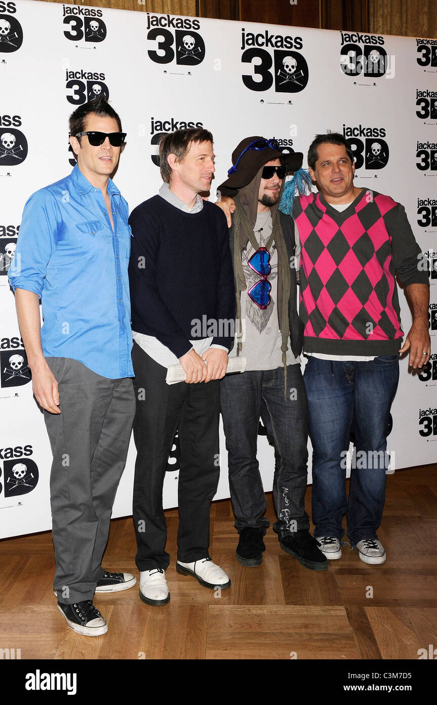 Johnny Knoxville, Spike Jonze, Bam Margera and Jeff Tremaine 'Jackass ...