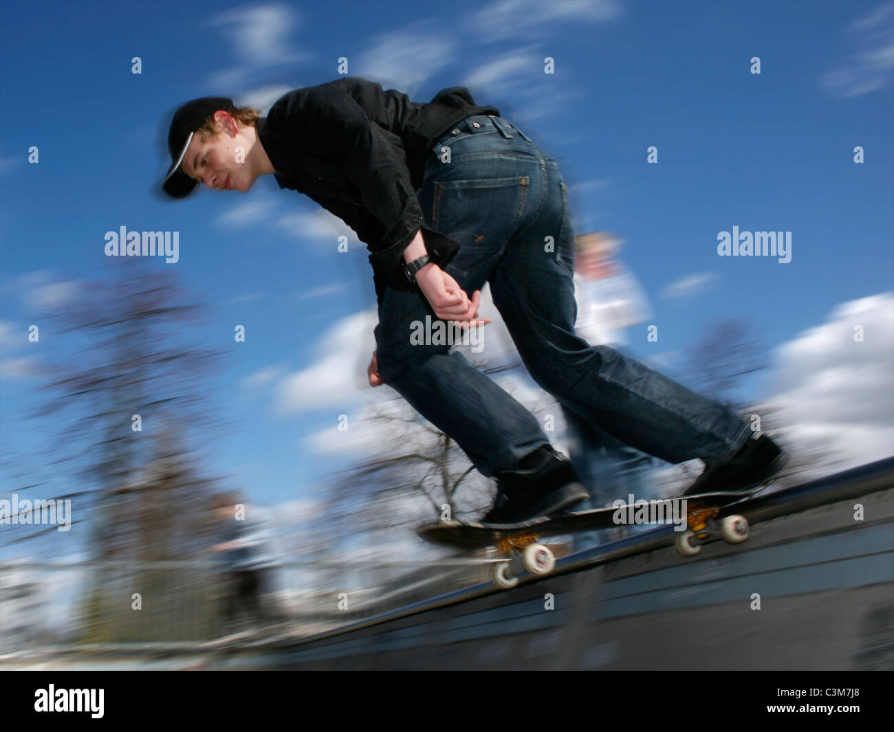 scating in The Netherlands Stock Photo - Alamy
