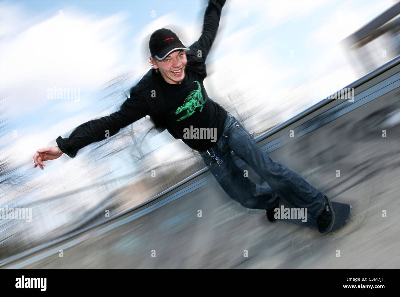 scating in The Netherlands Stock Photo - Alamy