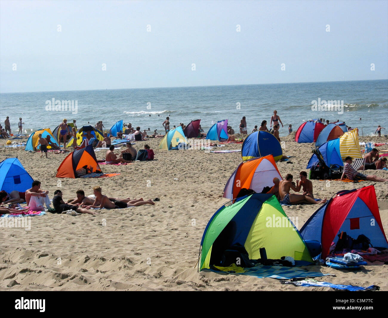 beach life in Holland Stock Photo - Alamy