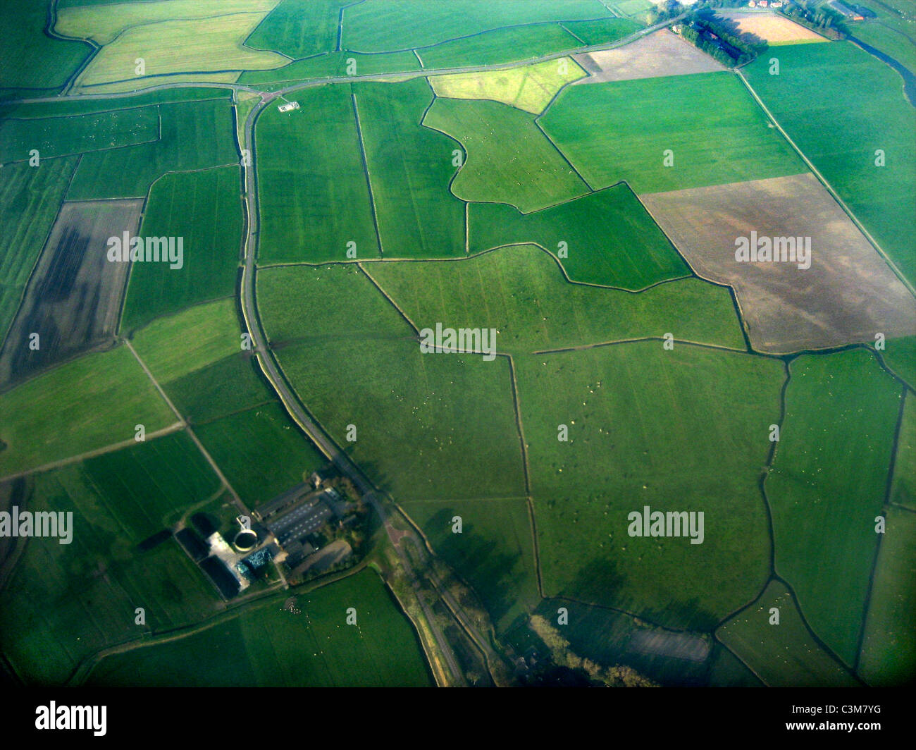 aerial view of The Netherlands Stock Photo - Alamy