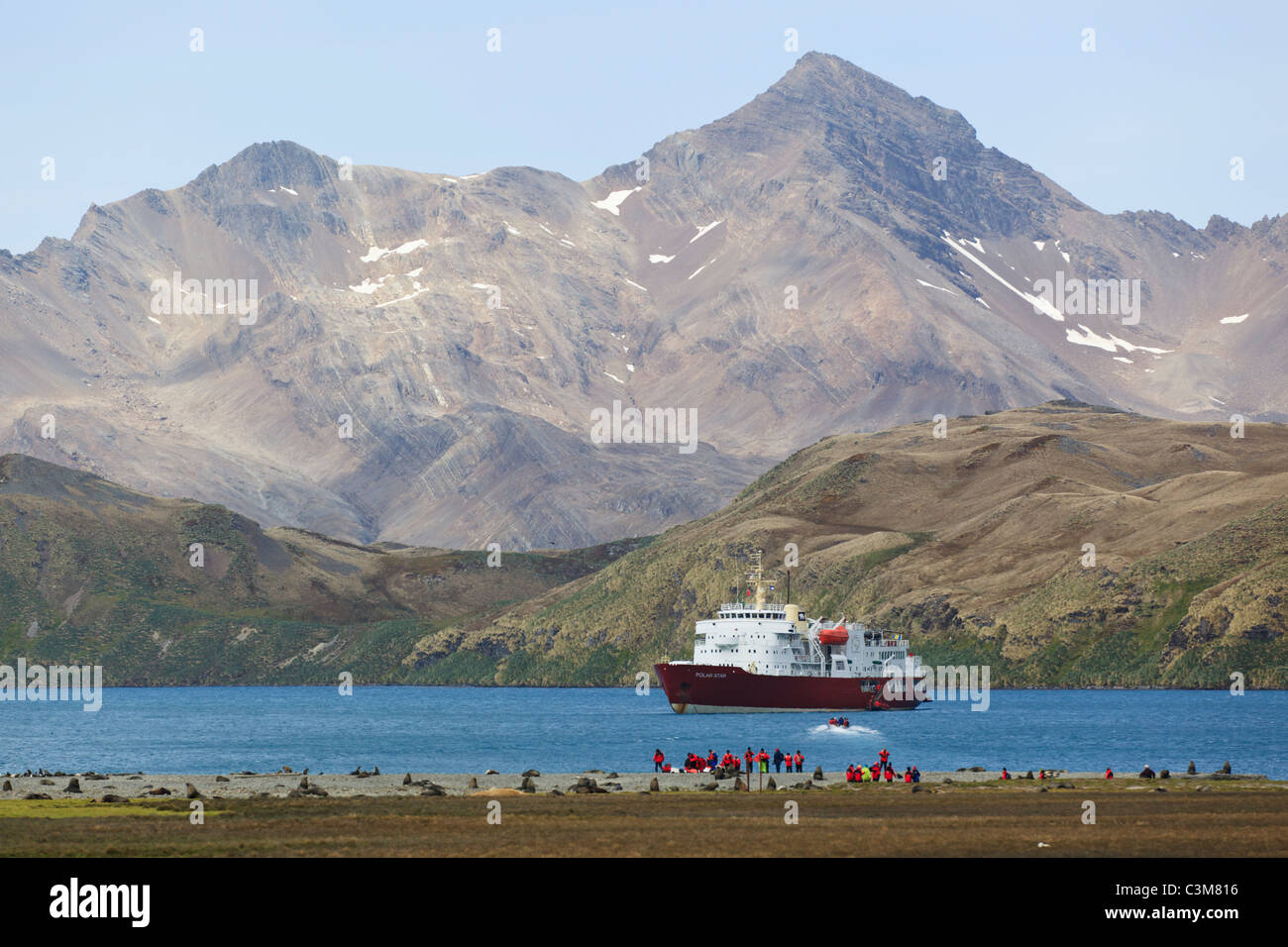 South Atlantic Ocean South Georgia Polar star icebreaker cruise ship ...