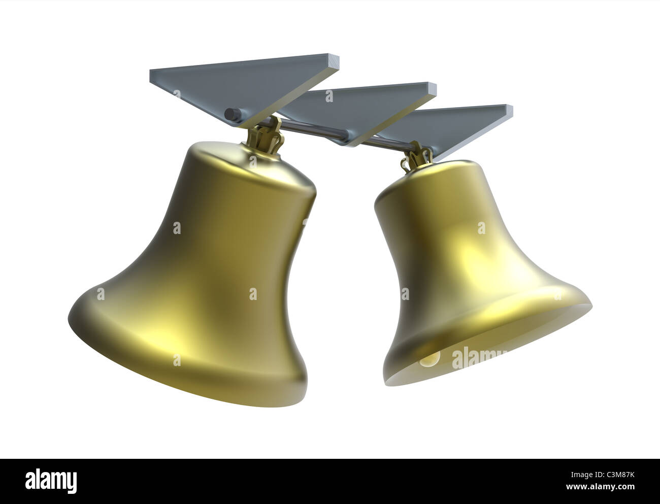 Two church bells Cut Out Stock Images & Pictures - Alamy