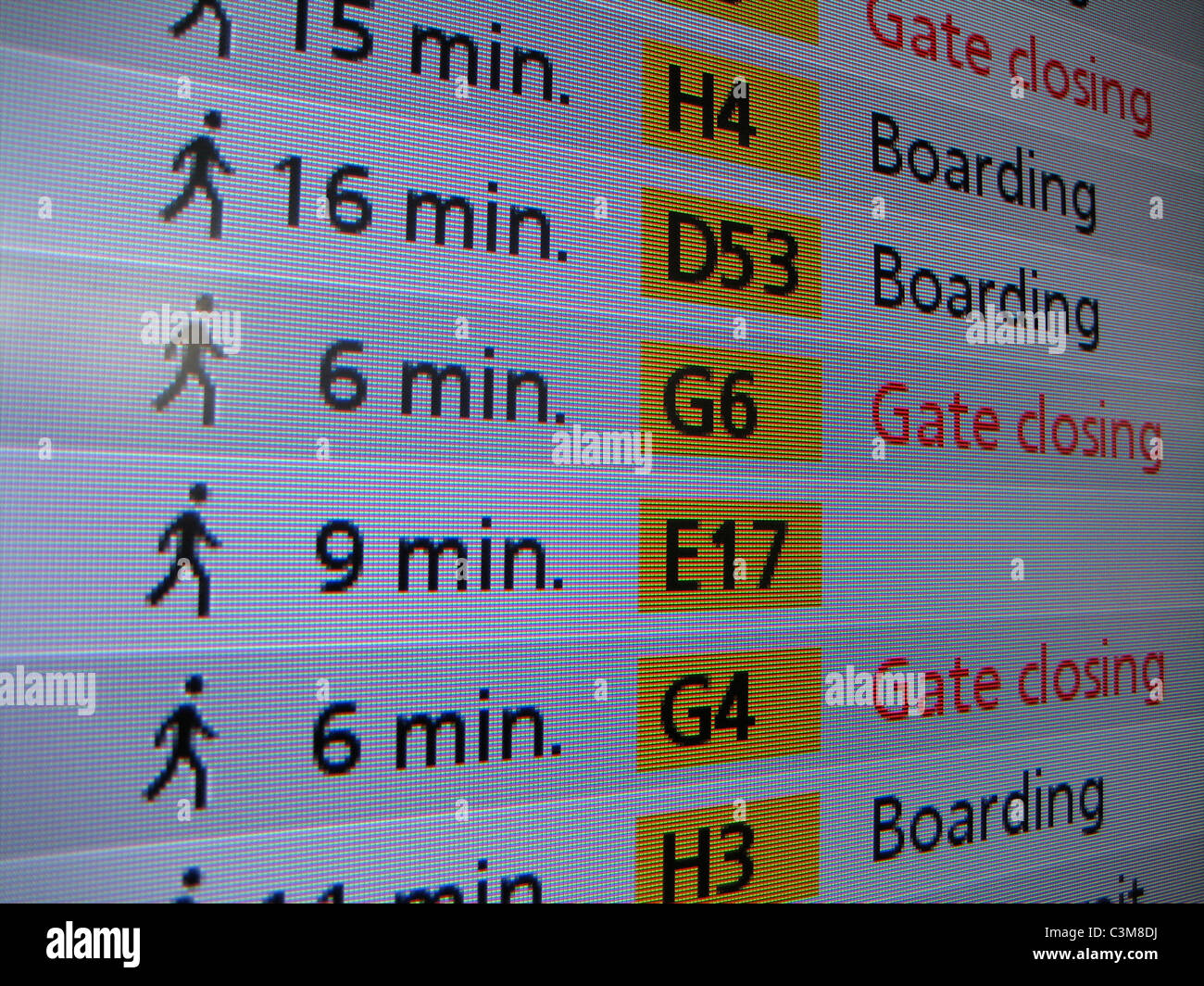 Time table hi-res stock photography and images - Alamy