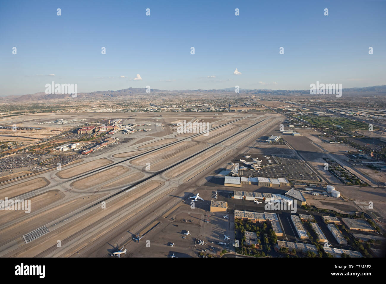 airports in nevada map