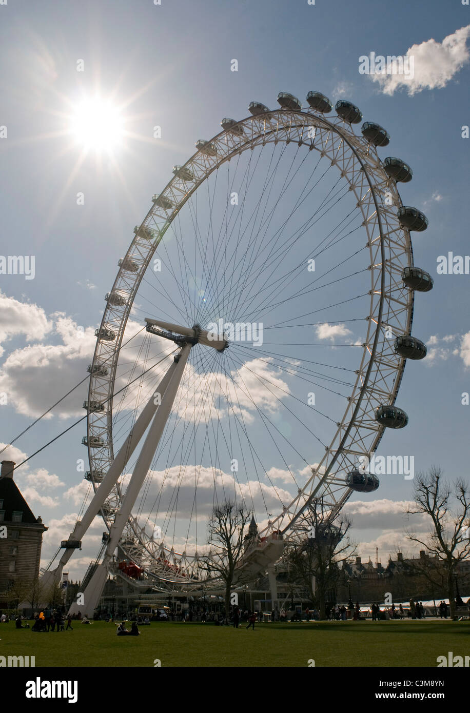 The EDF London Eye Stock Photo - Alamy