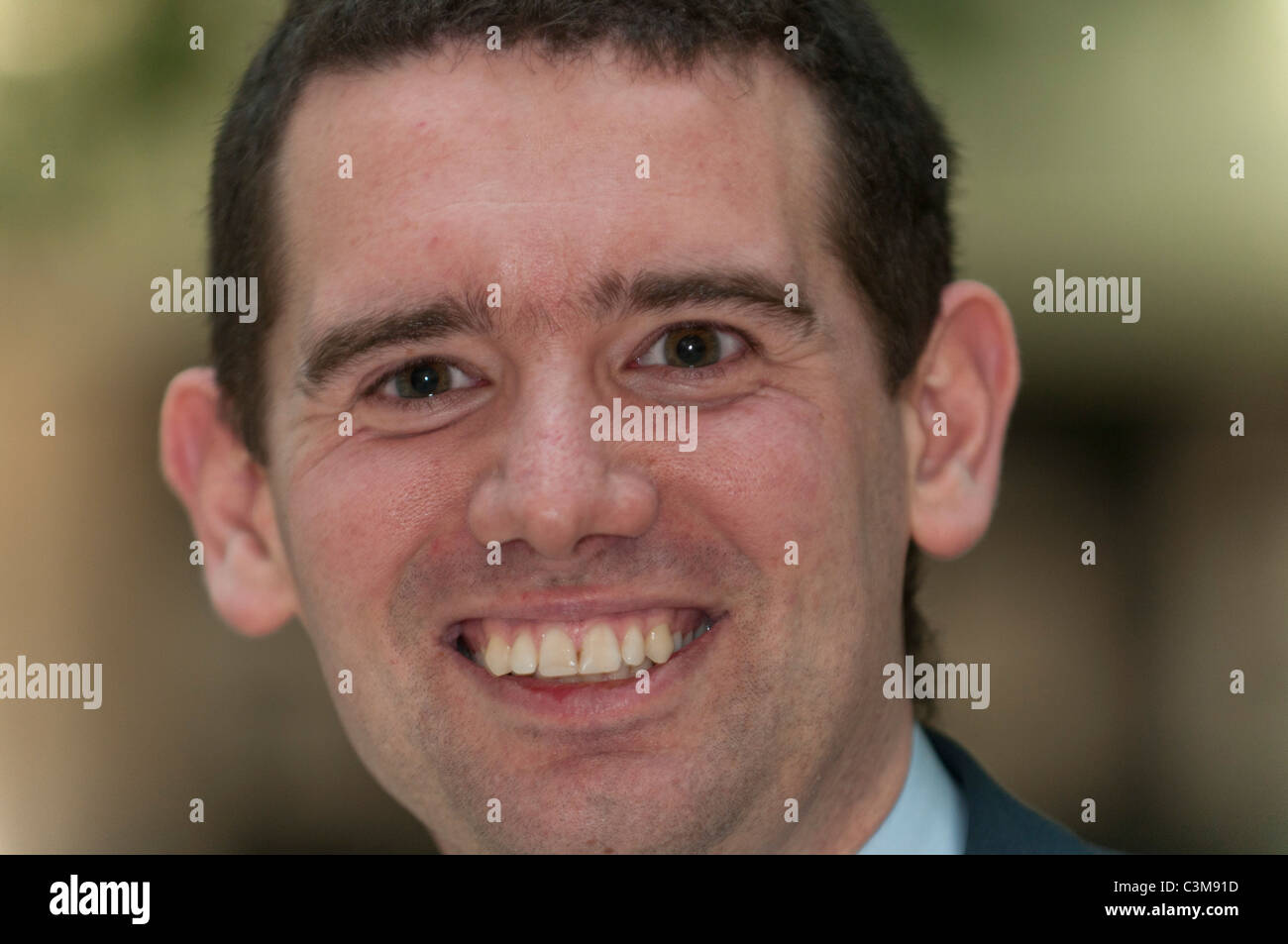 Liberal Democrat MP for Norwich South,Simon Wright at Portcullis House ...