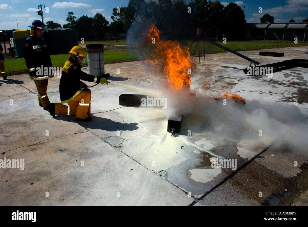 fire fighting extinguishers Stock Photo - Alamy