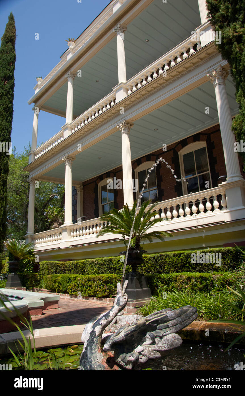 South Carolina, Charleston. Historic Calhoun Mansion at 16 Meeting ...