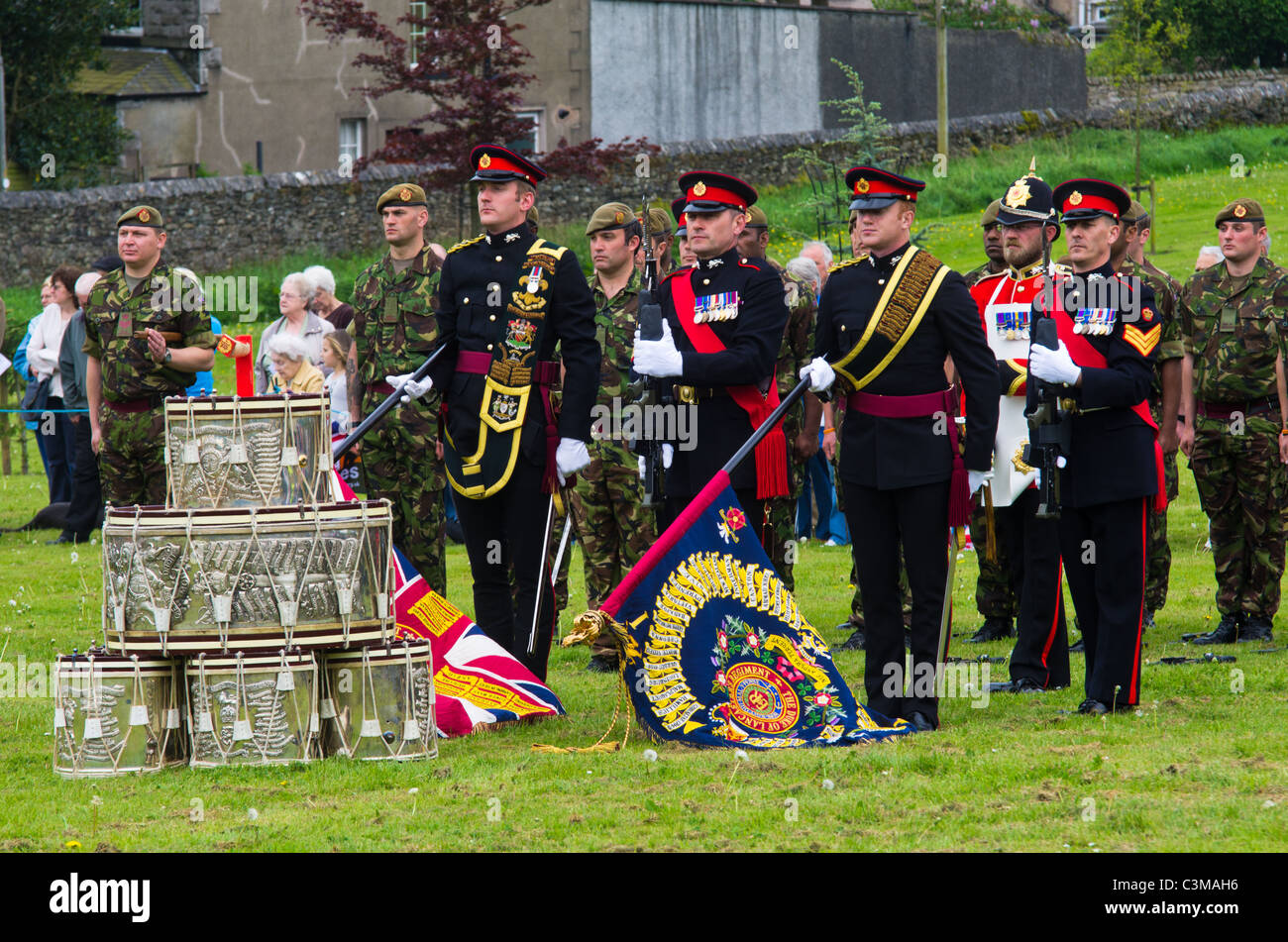 Freedom of Ulverston for The Duke of Lancaster's Regiment Stock Photo ...