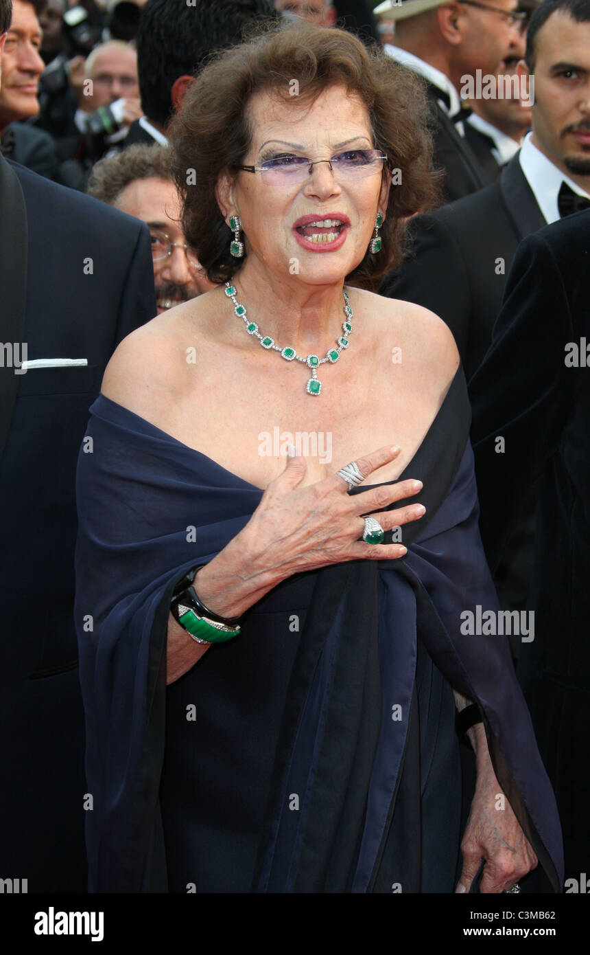 CLAUDIA CARDINALE MIDNIGHT IN PARIS PREMIERE OPENING NIGHT CANNES FILM ...