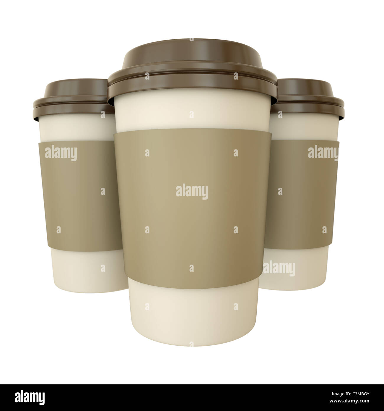 Plastic cups cup containers Cut Out Stock Images & Pictures - Alamy