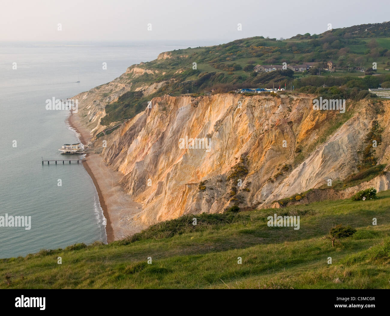 Alum Bay Isle of Wight England UK Stock Photo - Alamy