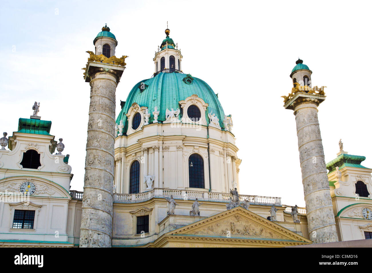 Austria, Vienna, View of karlskirche at karlsplatz Stock Photo - Alamy