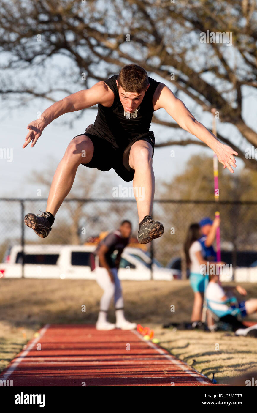 Long jump competition hi-res stock photography and images - Alamy