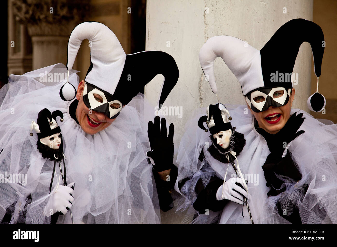 Venice carnival mask jester hi-res stock photography and images - Alamy