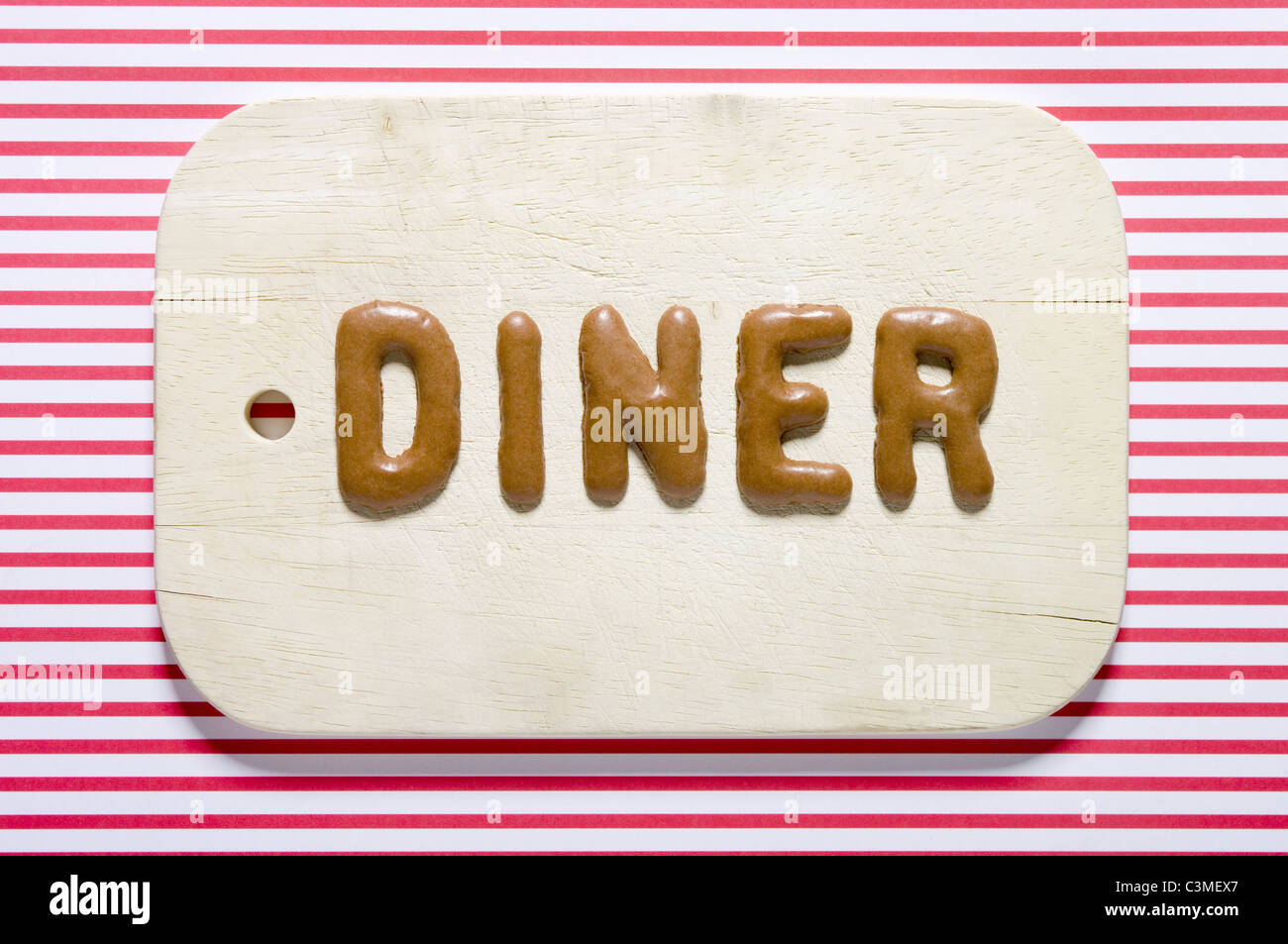 Dinner word hi-res stock photography and images - Alamy