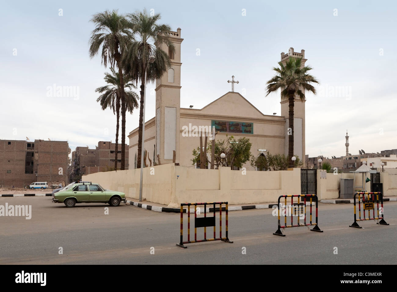 The Evangelical Presbyterian Church in Luxor City, Egypt Stock Photo ...
