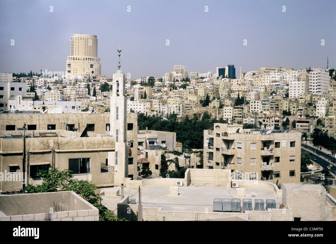 Amman, Jordan, View of city Stock Photo - Alamy