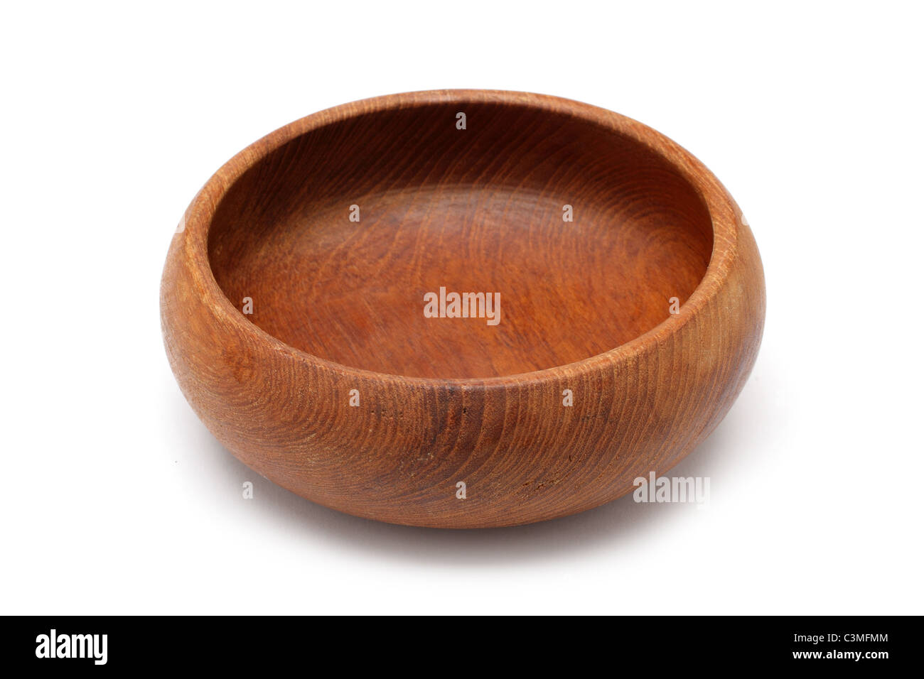 wooden empty bowl Stock Photo - Alamy
